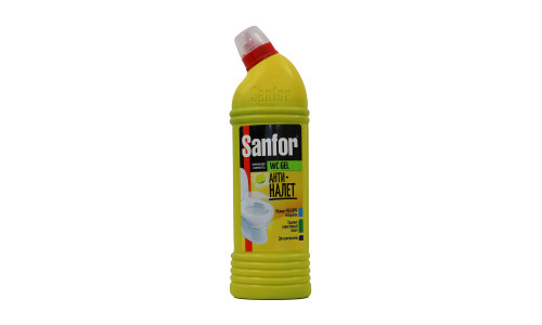cleaning liquid s. sanfor lemon fresh wc gel 750 gr (002771)
